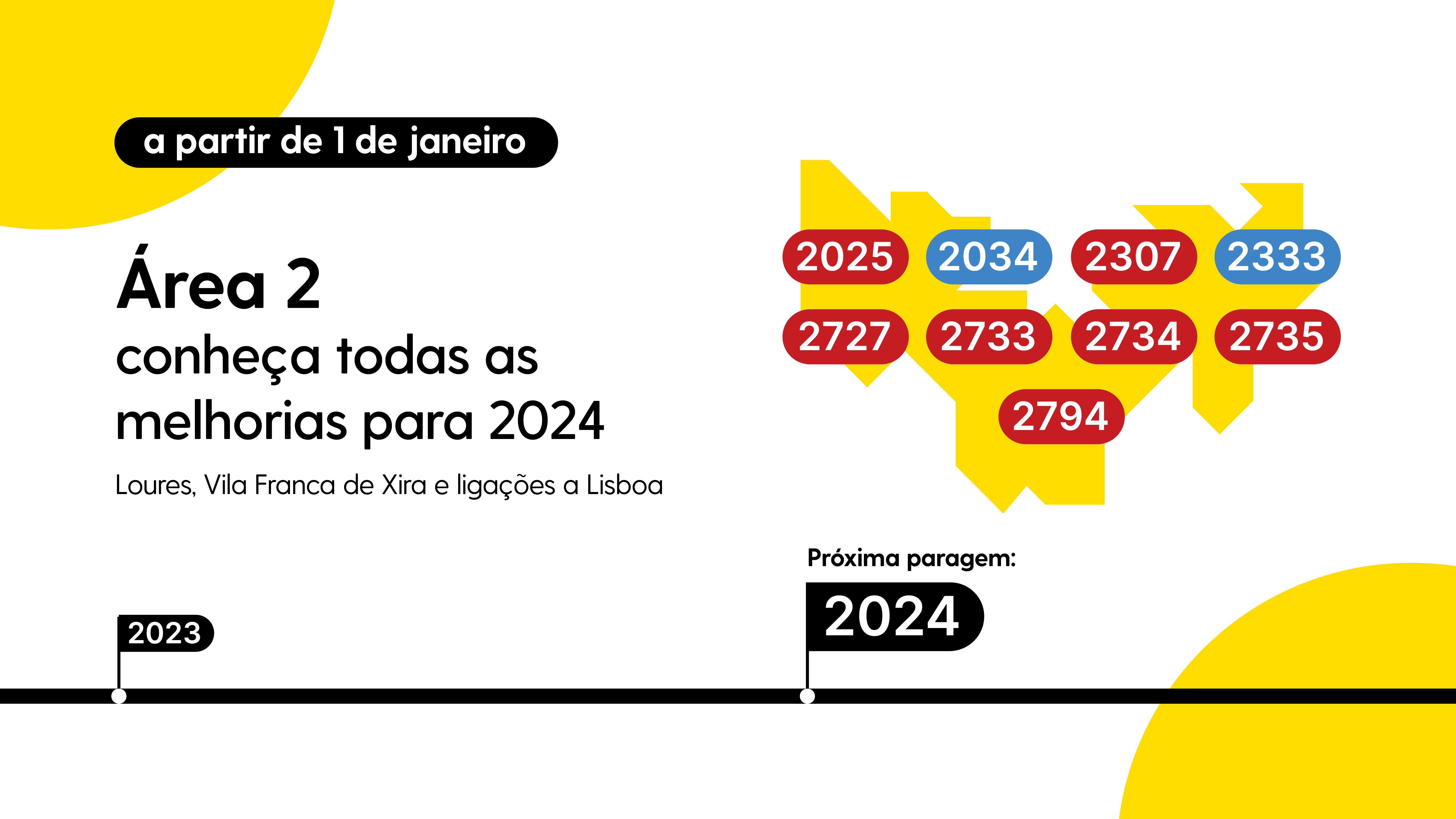 Área 2: Conheça todas as melhorias para 2024 - Carris Metropolitana